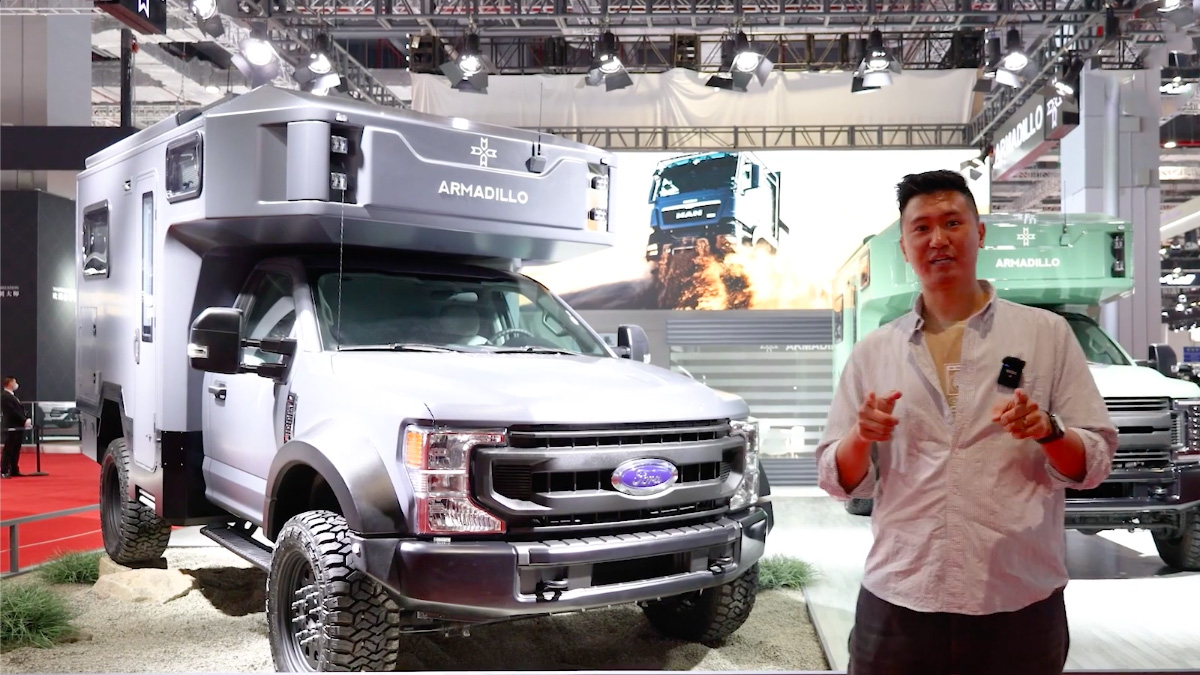 ARMADILLO F550 off-road RV at Auto Shanghai 2021 - Buy a mobile home ...